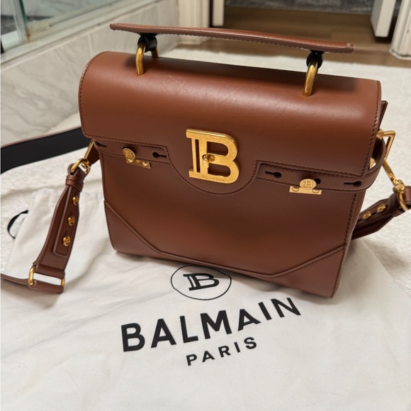 Balmain | Bags | Balmain Brown Leather Bag | Poshmark